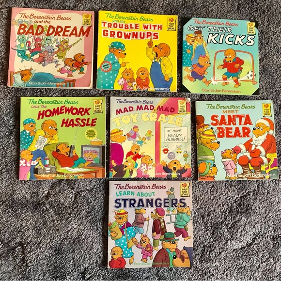 The Berenstain Bears | Other | Vintage Collection Of 7 The Berenstain ...